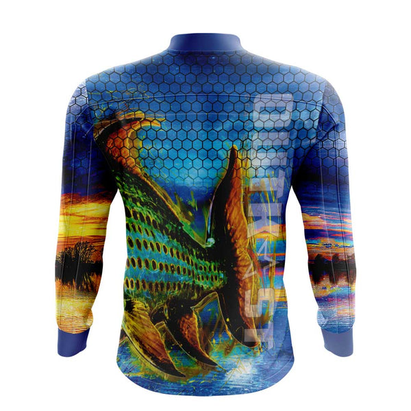 TigerFish Blue Fishing Shirt – Outkast Gear & Apparel
