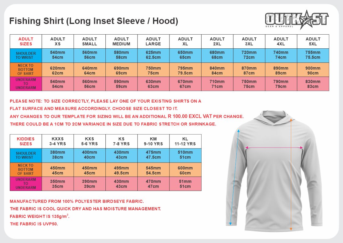 RoosterFish Hooded Fishing Shirt – Outkast Gear & Apparel